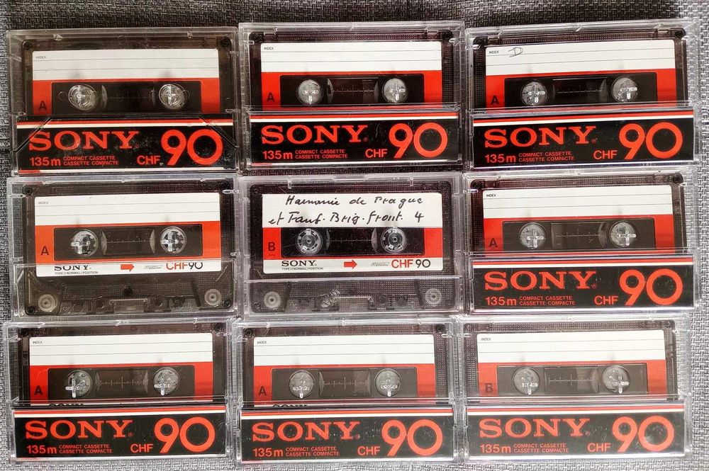SONY CHF 90 - Ferro / cassettes audio MC - 9 x | Kaufen auf Ricardo