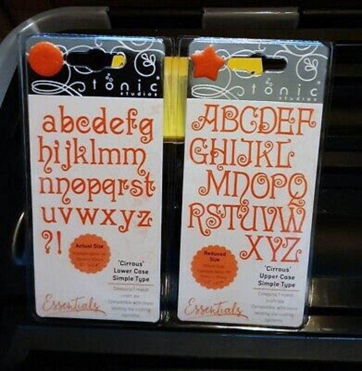 Tonic Studios Duo Die Set ** Alphabet** (Neu und originalverpackt) in ...