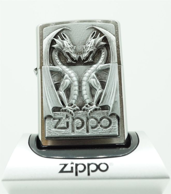ZIPPO® DOUBLE DRAGON-heavy-3D-2016-UNGZ (Neu (gemäss Beschreibung)) in Mels für CHF 49 – mit ...