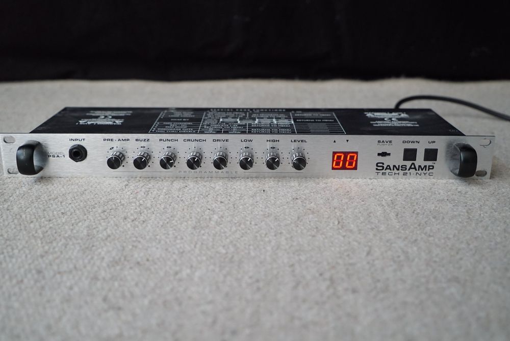 Tech 21 PSA-1.1 Sansamp Rackmount Amp Simulator - Silver (Gebraucht) in ...