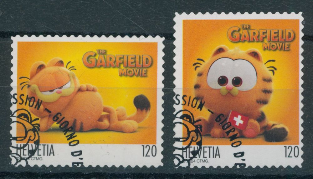 2024 - Garfield - Ersttag Stempel ET (Gebraucht) in Schindellegi für CHF 4.8 – mit Lieferung auf ...