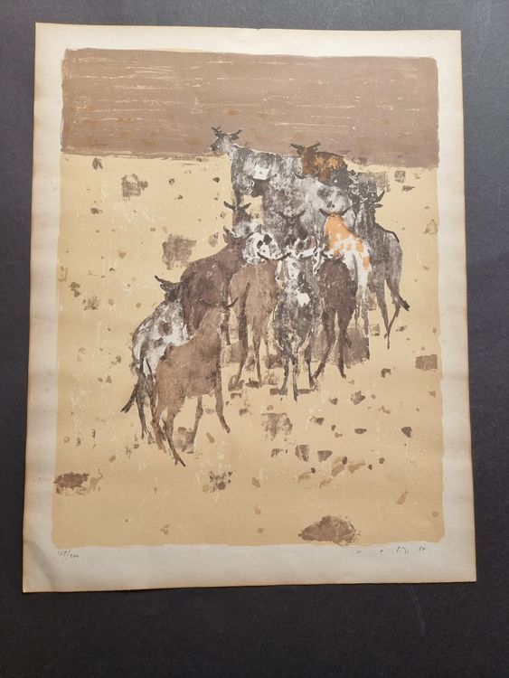 Hermann Alfred Sigg ( 1924 ) Lithographie handsigniert (Gebraucht) in ...