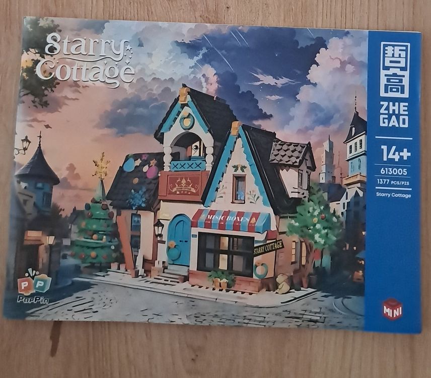 ZheGao Starry Cottage /Sternenhütte, Legoähnl. Bausatz (Neu und ...