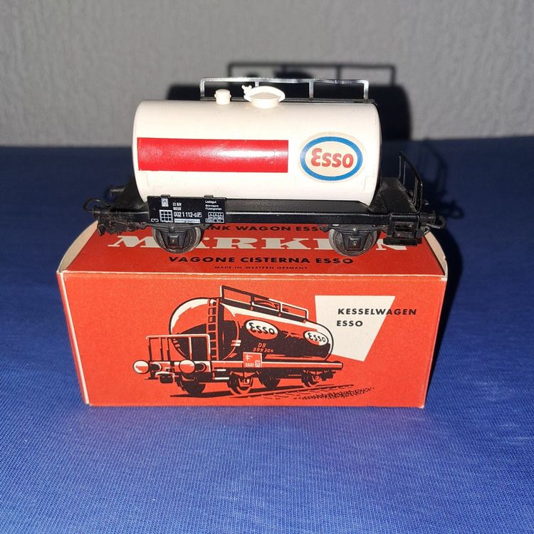 Märklin 4501 DB Esso-Tankwagen (Metall), weiss H0 mit OVP (Neu (gemäss ...