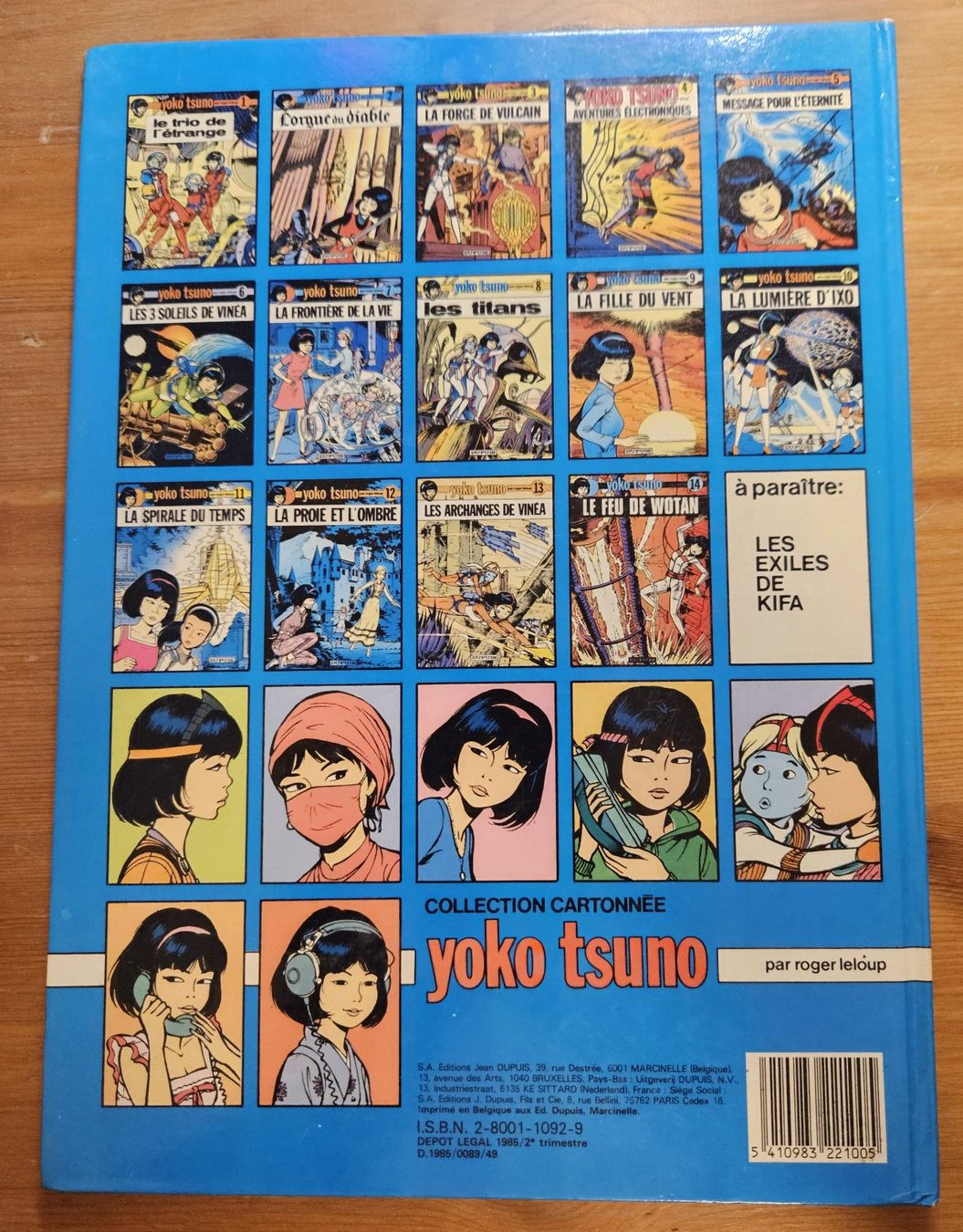 Yoko Tsuno N 15 E.O. (T.B.E.) Le canon de Kra (Gebraucht) in Prévonloup ...