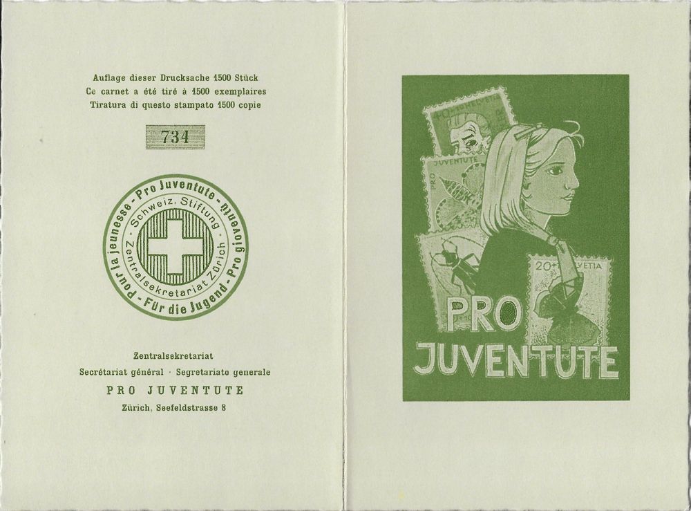 Folder Pro Juventute 1953 | Kaufen auf Ricardo
