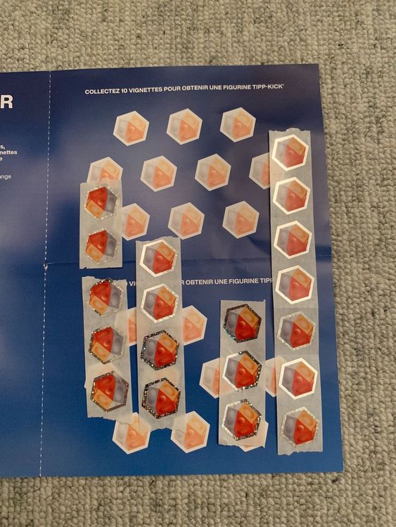 2 volle Karten Migros Tipp Kick Mania 20 Sticker (Gebraucht) in Rorschacherberg für CHF 5.2 ...