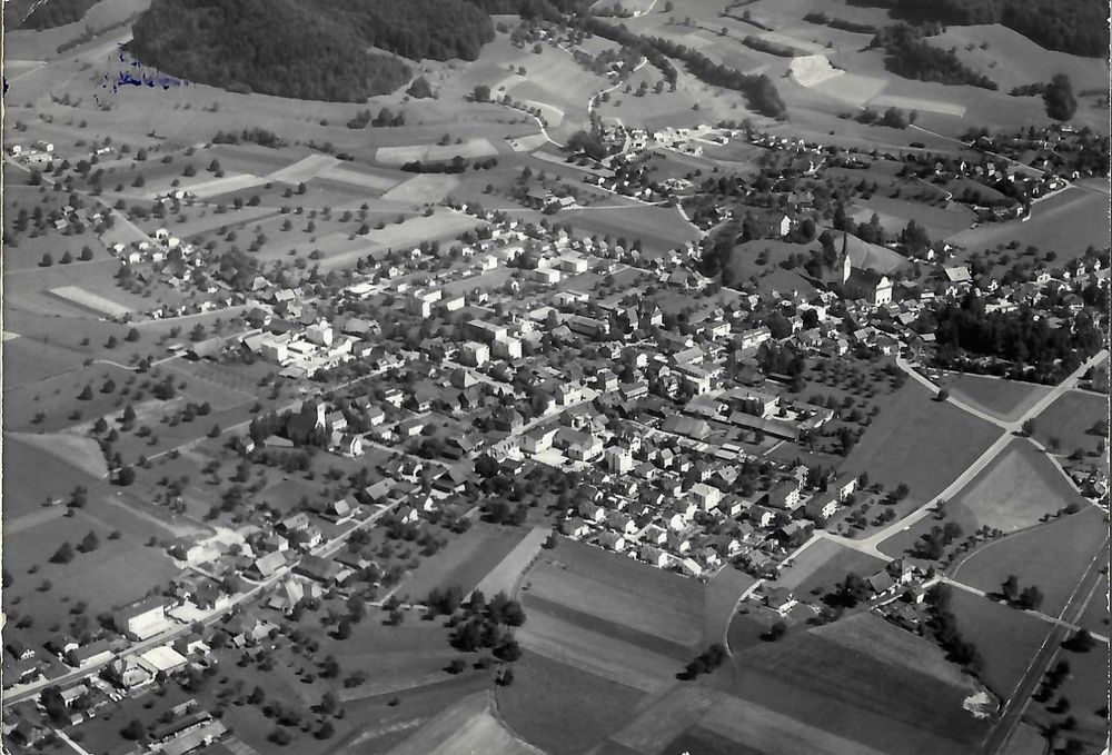 Reiden LU Flugaufnahme Nr.5128 , ca. 1960 (Gebraucht) in Solothurn für ...