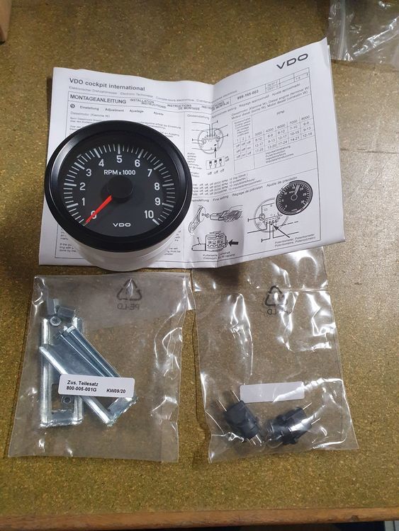 VDO Instrumente, Drehzahlmesser / Tankanzeige (Neu (gemäss Beschreibung ...