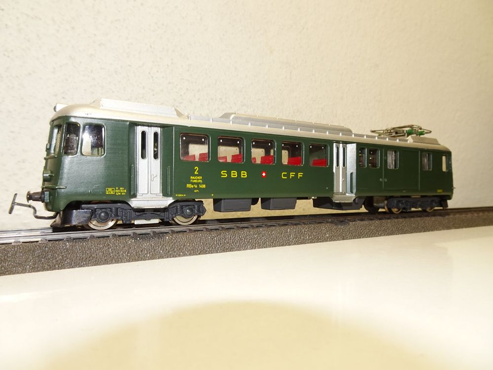 HAG Triebwagen SBB 1408 RBe 4/4 Lokomotive HO (1) (Defekt) in Luzern für CHF 60.9 – mit ...