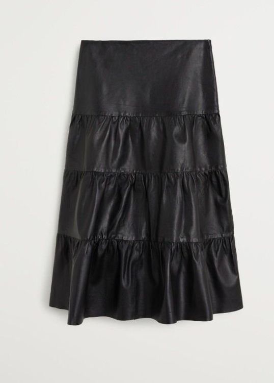 🍂Mango Lederrock Midirock Rock Gr. M (36-38) NEU Fr.259.9 (Neu (gemäss ...