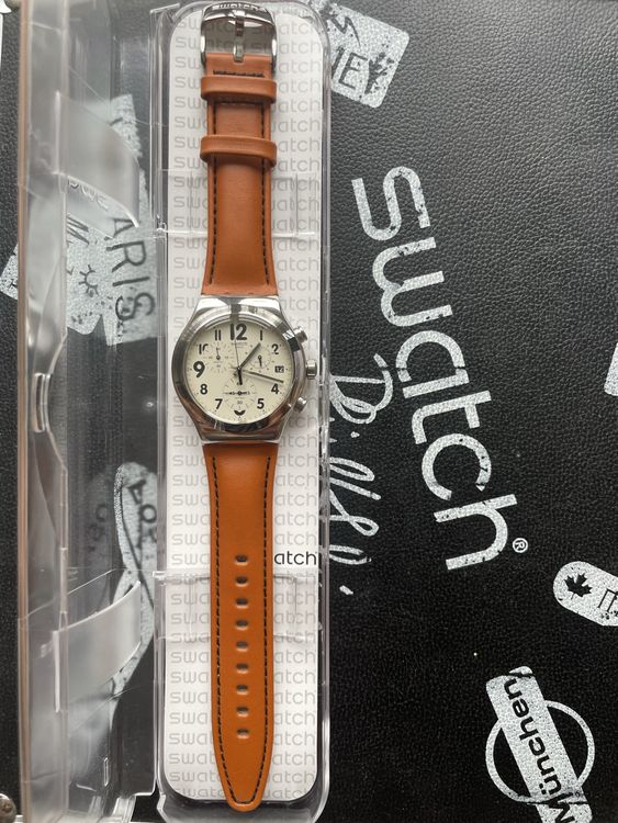 Swatch Uhr Irony New Chrono Leblon YVS408 (Neu und originalverpackt) in Orpund für CHF 79 – mit ...