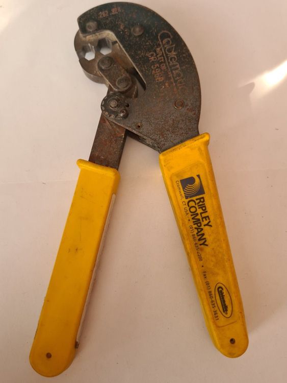 Ripley Cablematic CR 596B Crimpzange gelb (Gebraucht) in Zürich für CHF ...