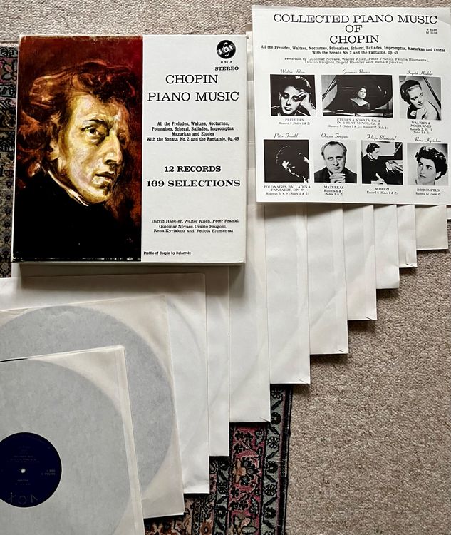 Chopin– Collected Piano Music Of Chopin - VOX 12 LPs Box (Gebraucht) in Unterseen für CHF 29.9 ...