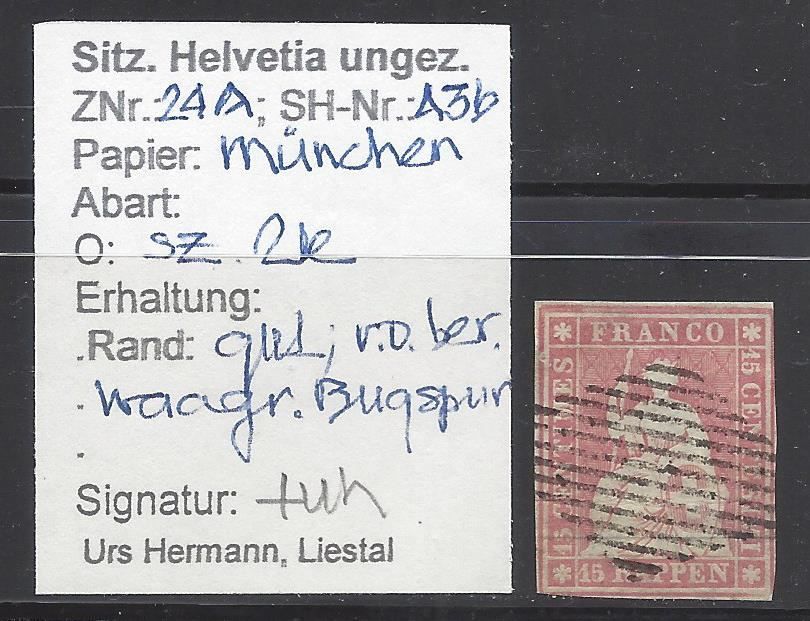 Strubel Nr. 24A - vollrandig mit Befund (Gebraucht) in Gümligen für CHF 35 – mit Lieferung auf ...