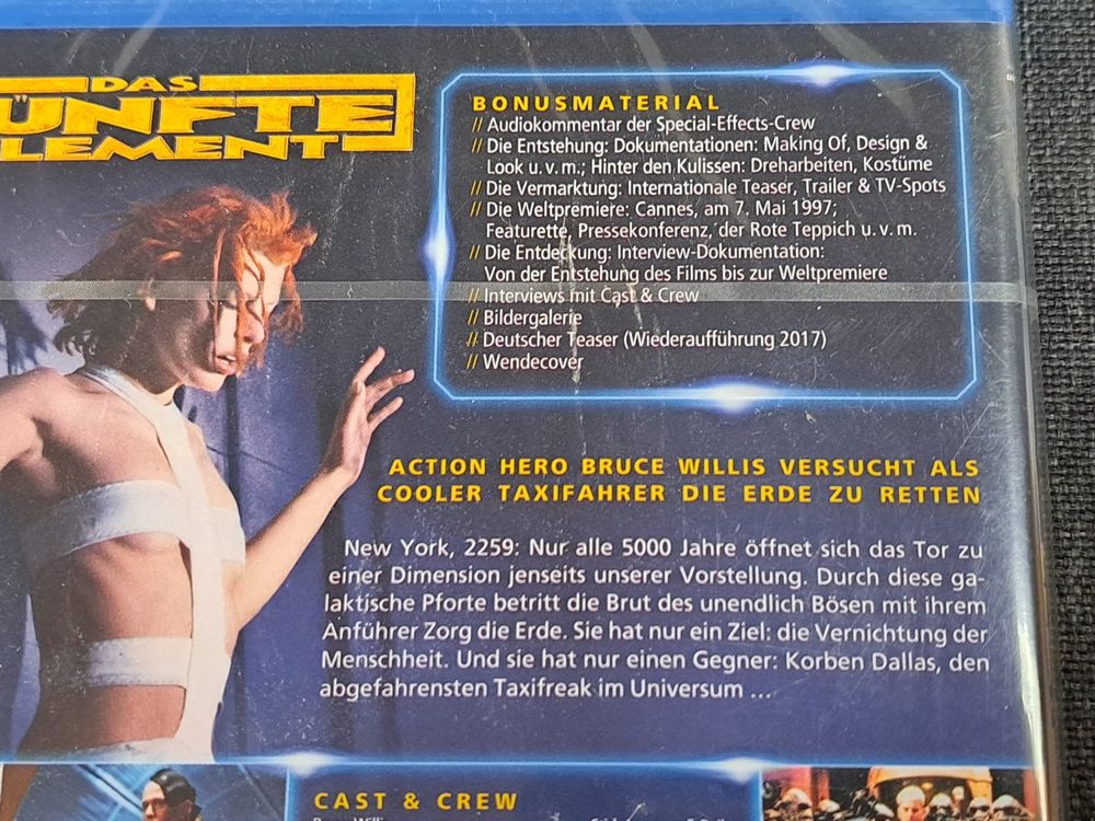 Bluray Das fünfte Element von Luc Besson, NEU VERPACKT (Neu und originalverpackt) in Unterseen ...