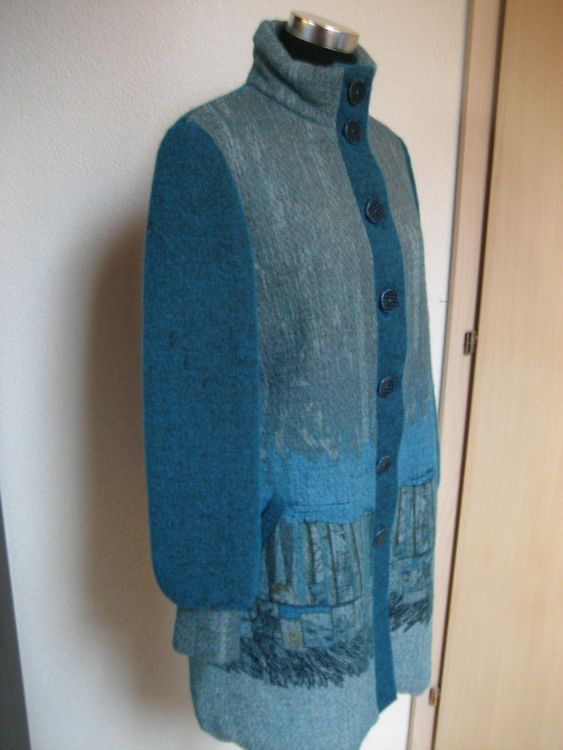 Manteau 100% laine Save The Queen taille L (Neu (gemäss Beschreibung ...
