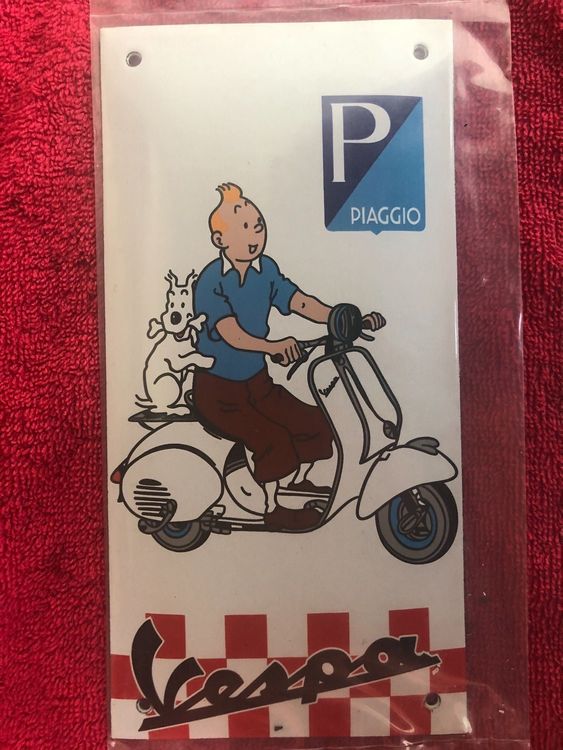 Piaggio vespa italia tim und struppi tintin (Neu (gemäss Beschreibung ...