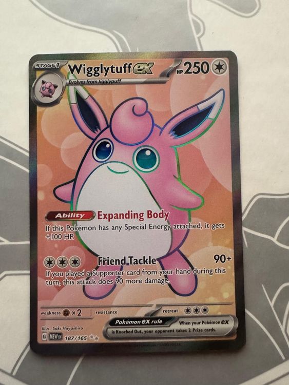 Wigglytuff ex #187 Pokemon Scarlet & Violet 151 (Gebraucht) in Pratteln ...