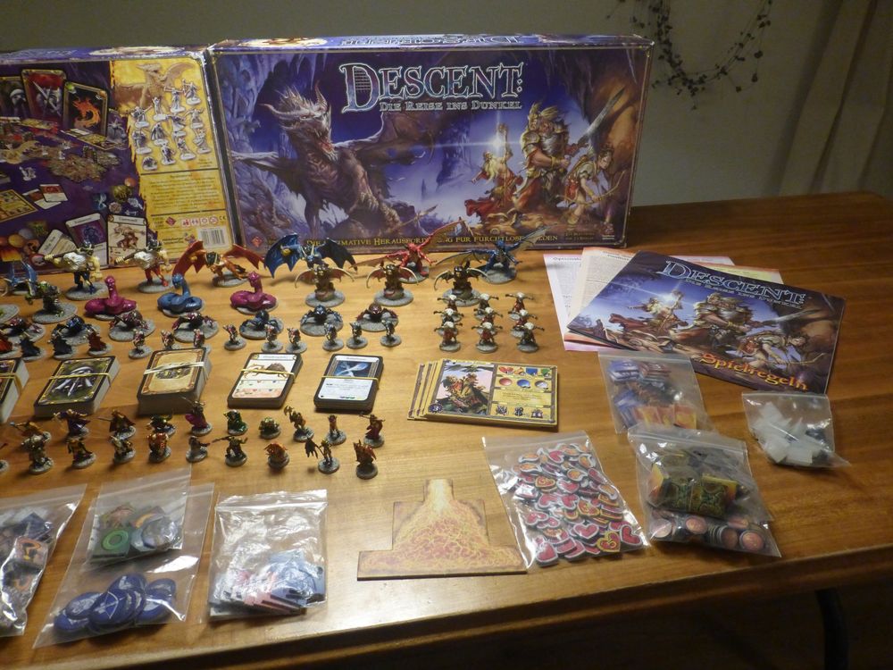 Descent first Edition Brettspiel Tabletop (Gebraucht) in Zumikon für ...