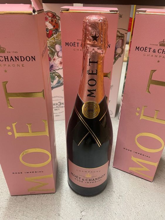 Moet chandon imperial Rosé Champagner (Neu und originalverpackt) in Schenkon für CHF 35 – mit ...