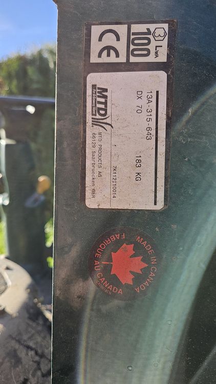 Tondeuse auto portée Yardman DX70 | Kaufen auf Ricardo