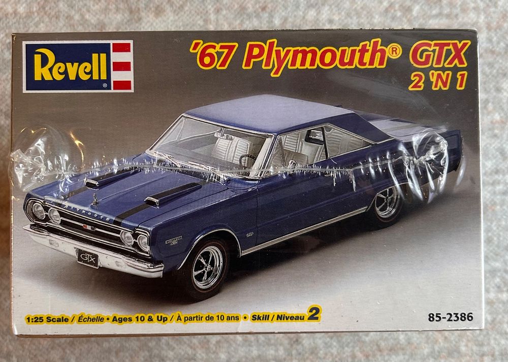 Revell 67 Plymouth GTX No. 85-2386 Originalverpackt 1:25 | Kaufen auf ...