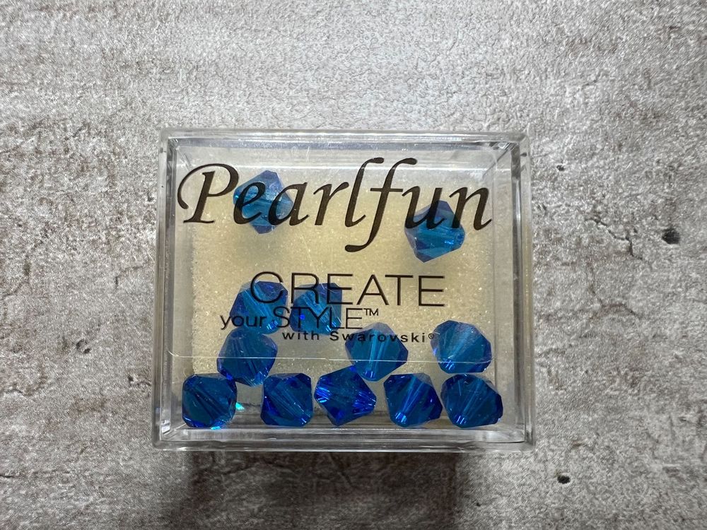 Swarovski Perlen / Pearlfun / 12 Stück / Bicone 6mm (neu) | Kaufen auf Ricardo