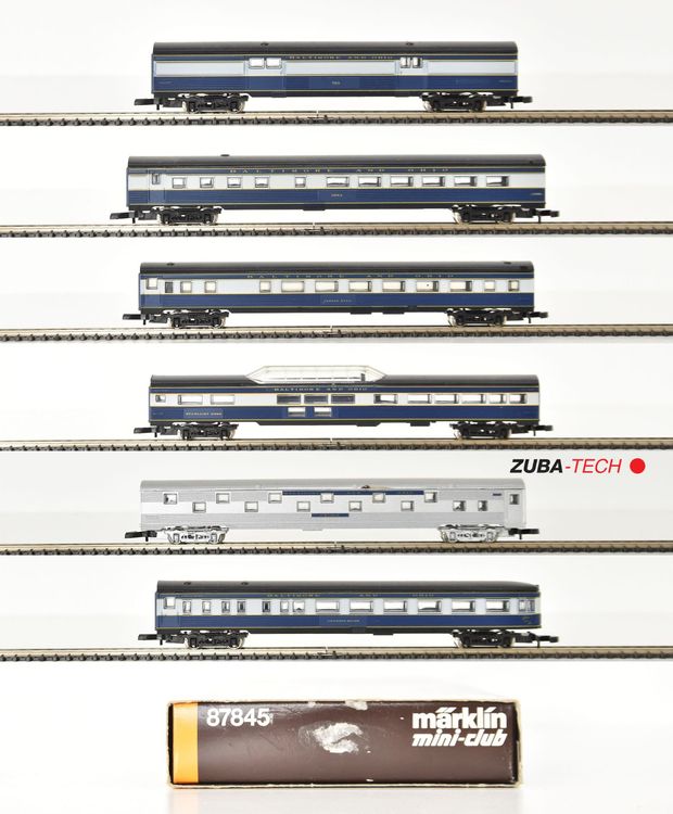 Märklin mini-club 87845 US-Personenwagenset der B&O mit OVP (Gebraucht ...