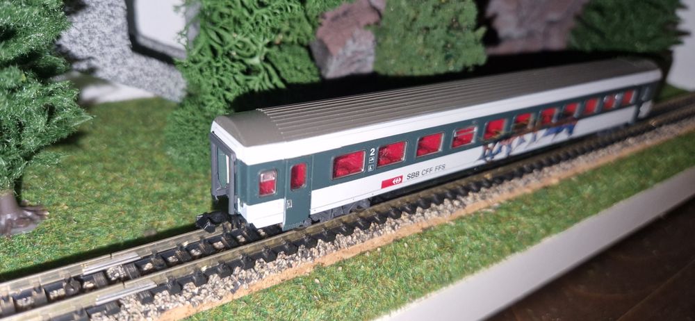 Roco Spur N SBB EW IV 2xB einsitig mit Grafitti (Gebraucht) in Unterengstringen für CHF 59 – mit ...