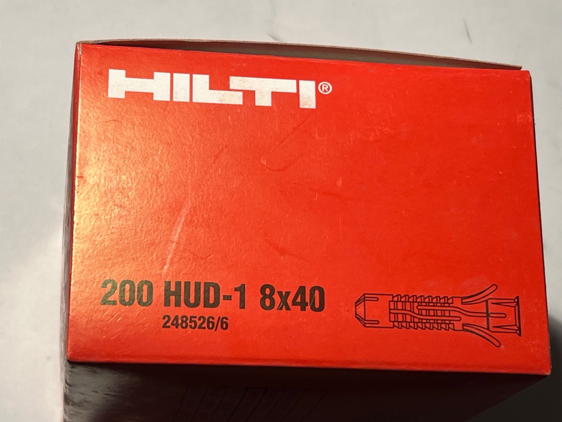 Hilti Dübel HUD-1 8x40, 200 Stück, Rot, Neuwertig! (Neu und ...