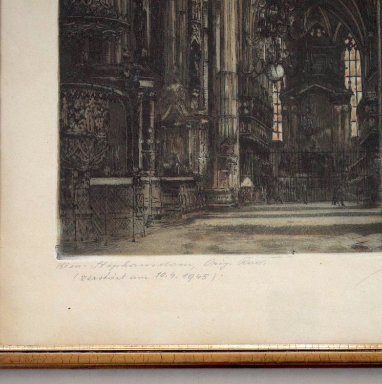 Ludwig Adamus Stephansdom Wien vor 1945 Österreich RAR ! (Gebraucht) in ...