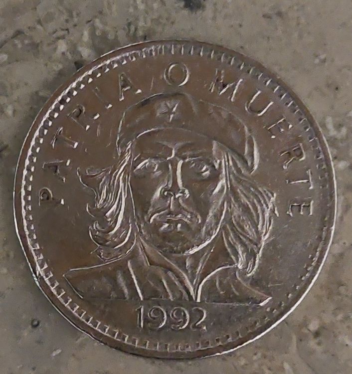 Sammlermünze: 3 Pesos von Kuba, Che Guevara 1992 - Rarität! (Gebraucht ...
