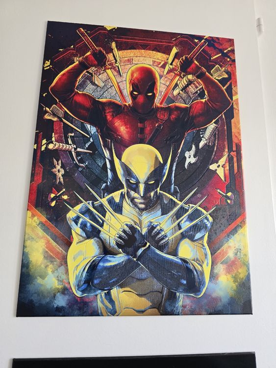 displate Deadpool wolverine limited edition 221/1200 (Gebraucht) in le ...