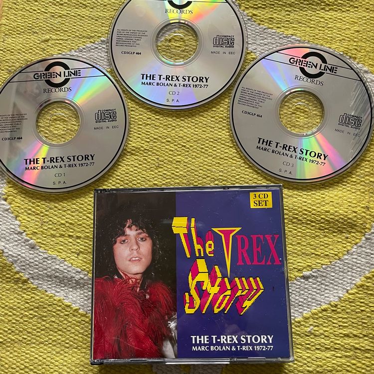 T REX MARC BOLAN-3CD BOX SET THE T REX STORY 1972-77 (Gebraucht) in ...