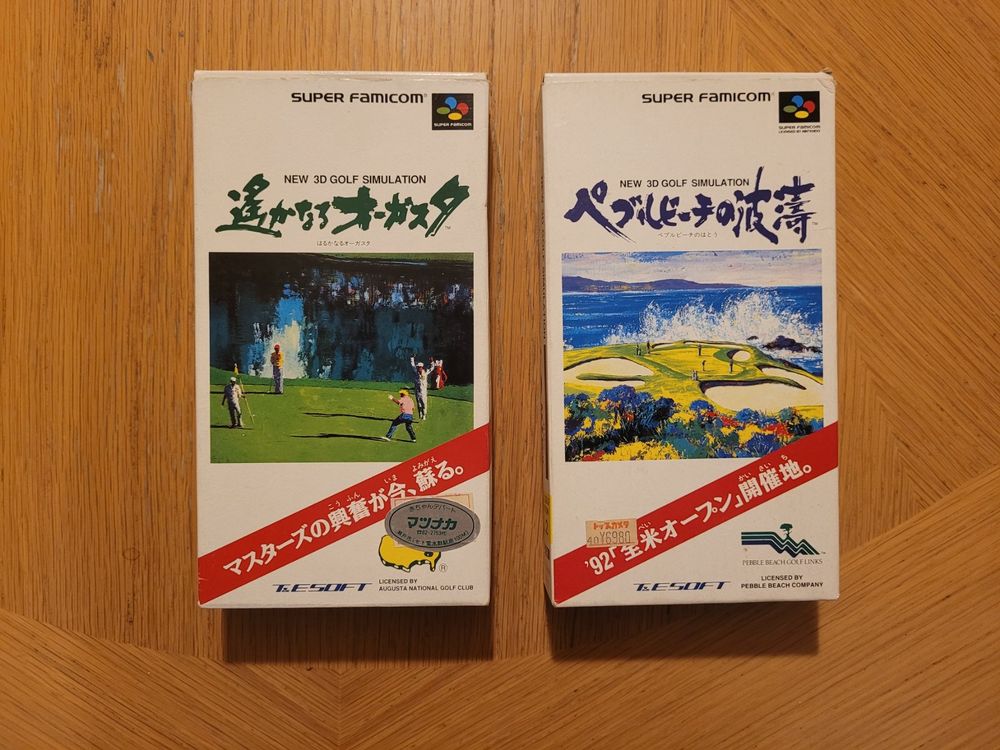 Golf 2x verschiedene OVP SNES Super Famicom Jap. | Kaufen auf Ricardo