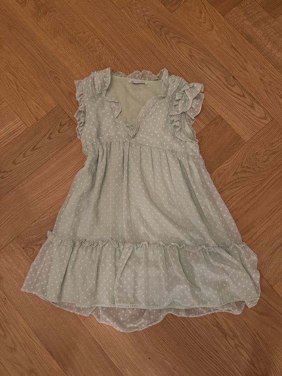 Zara girly chic Kleid in grün (wie neu) (Neu (gemäss Beschreibung)) in ...