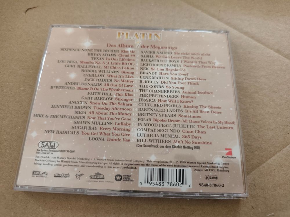 Sampler Platin Vol. 7 (Doppel-CD) (Gebraucht) in Zofingen für CHF 3.9 ...