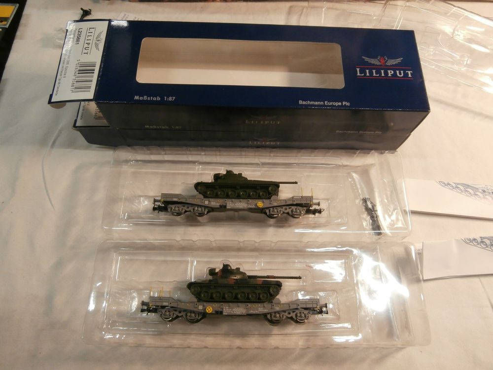 Liliput 235880/81 Panzerwagen /Panzer 68. SBB GS NEU in OVP | Acheter ...