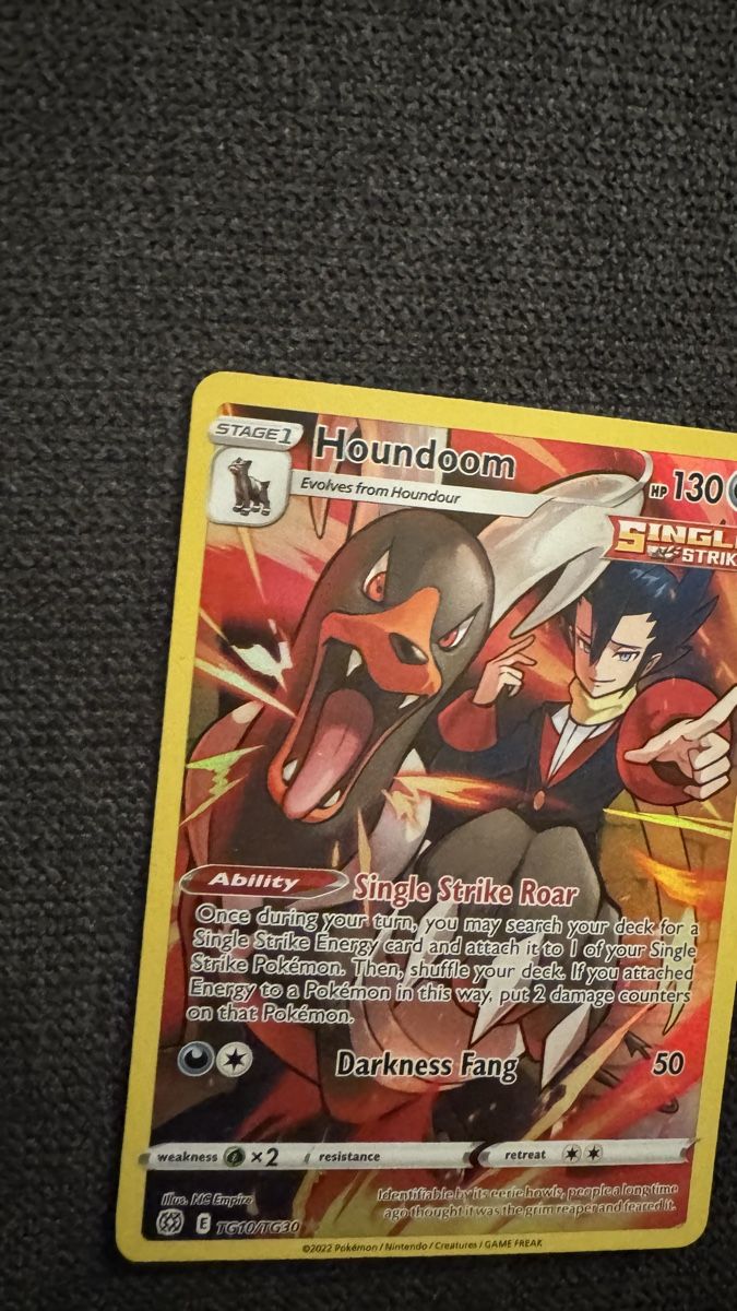 Houndoom Single Strike Seltene Pokemon Karte Top Zustand! (Neu (gemäss ...