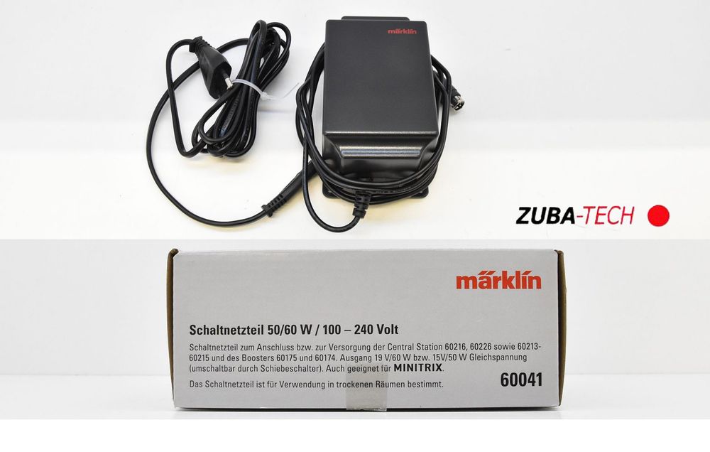 Märklin 60041 CS3 Schaltnetzteil 50/60W / 100-240V mit OVP | Kaufen auf ...