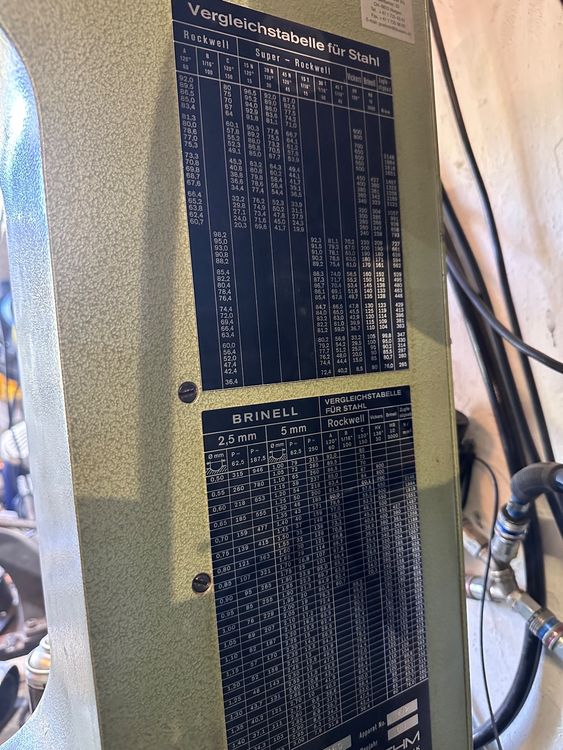 Härteprüfer Gnehm G160, HRC Rockwell tester, Härtetesten (Gebraucht) in ...
