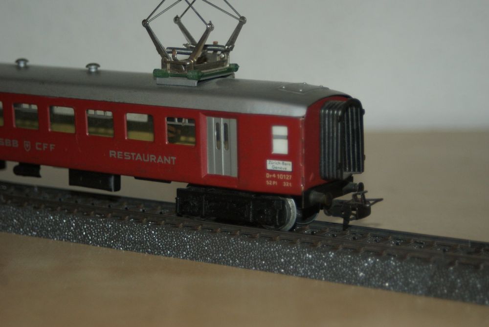Märklin SBB Restaurant Wagen Blech, Zürich Bern Genf (Gebraucht) in Zürich für CHF 9 – mit ...
