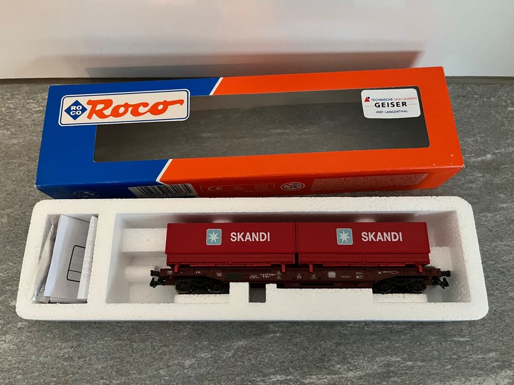 Roco 47013 Containertragwagen DB (Neu und originalverpackt) in Sursee ...