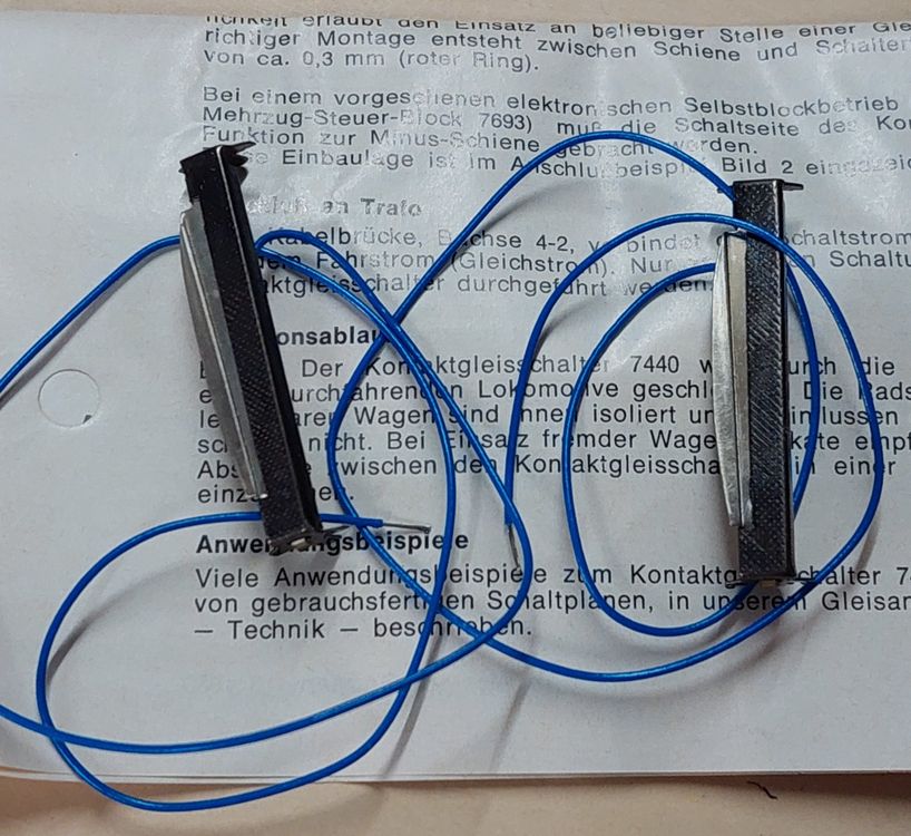 🚞 7440 Arnold N 2xKontaktGleisSchalter NEU ungenutzt in OV (Neu (gemäss ...