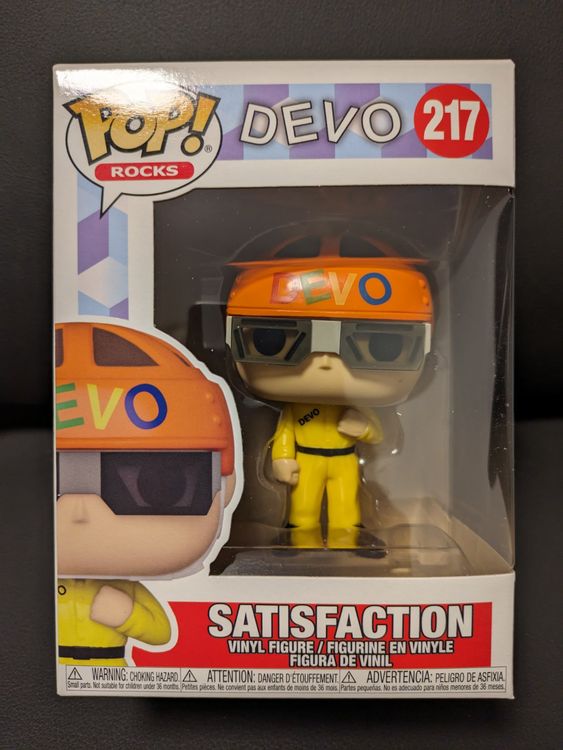 Funko Pop! Rocks - Devo - Satisfaction #217 (Neu und originalverpackt ...