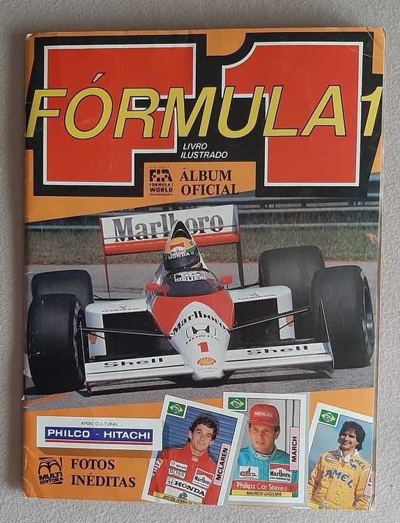 Album officiel FIA 1989 - F1 - Style Panini - Ayrton Senna | Kaufen auf ...