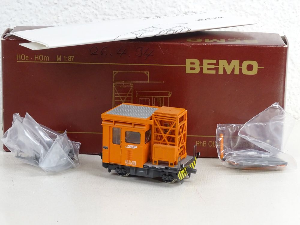 Bemo 1273 112 Oberleitungstraktor Xm2/2, RhB, 9912, H0m,OVP (Neu ...