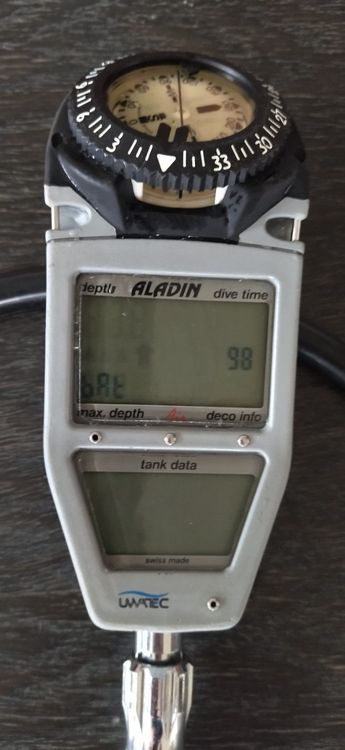 Tauchcomputer Aladin Air (98% Leistungsres.) mit Kompass | Kaufen auf ...