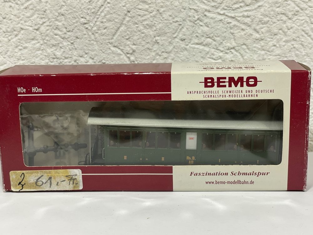 Bemo 3232 101 RhB AB 121 Nostalgie-Zweiachser H0m (Gebraucht) in Wilderswil für CHF 79 – mit ...